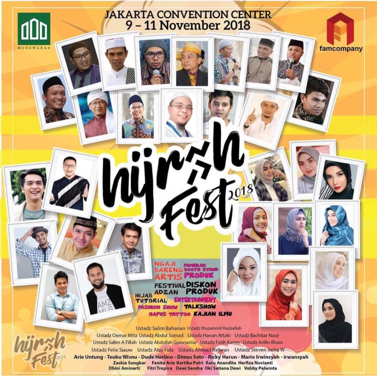 Para Selebriti Dalami Agama Melalui Hijrah Fest Para Selebriti Dalami Agama Melalui Hijrah Fest